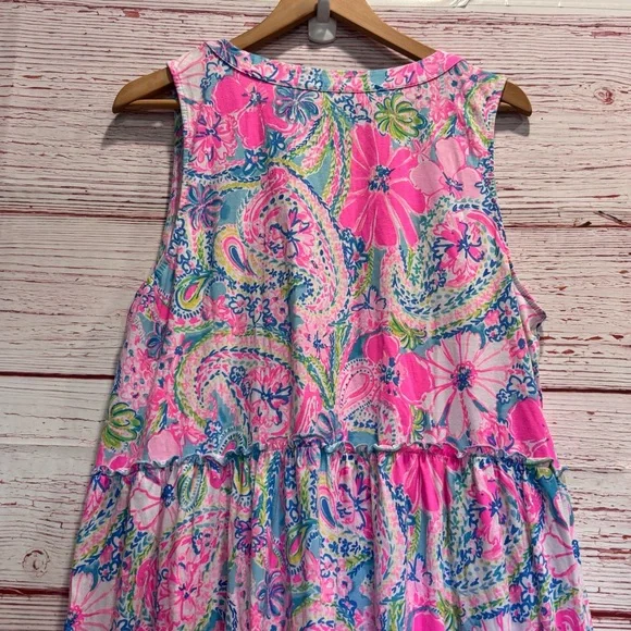 Lilly Pulitzer | Dresses | Lilly Pulitzer Lorina Tiered Swing Dress In ...
